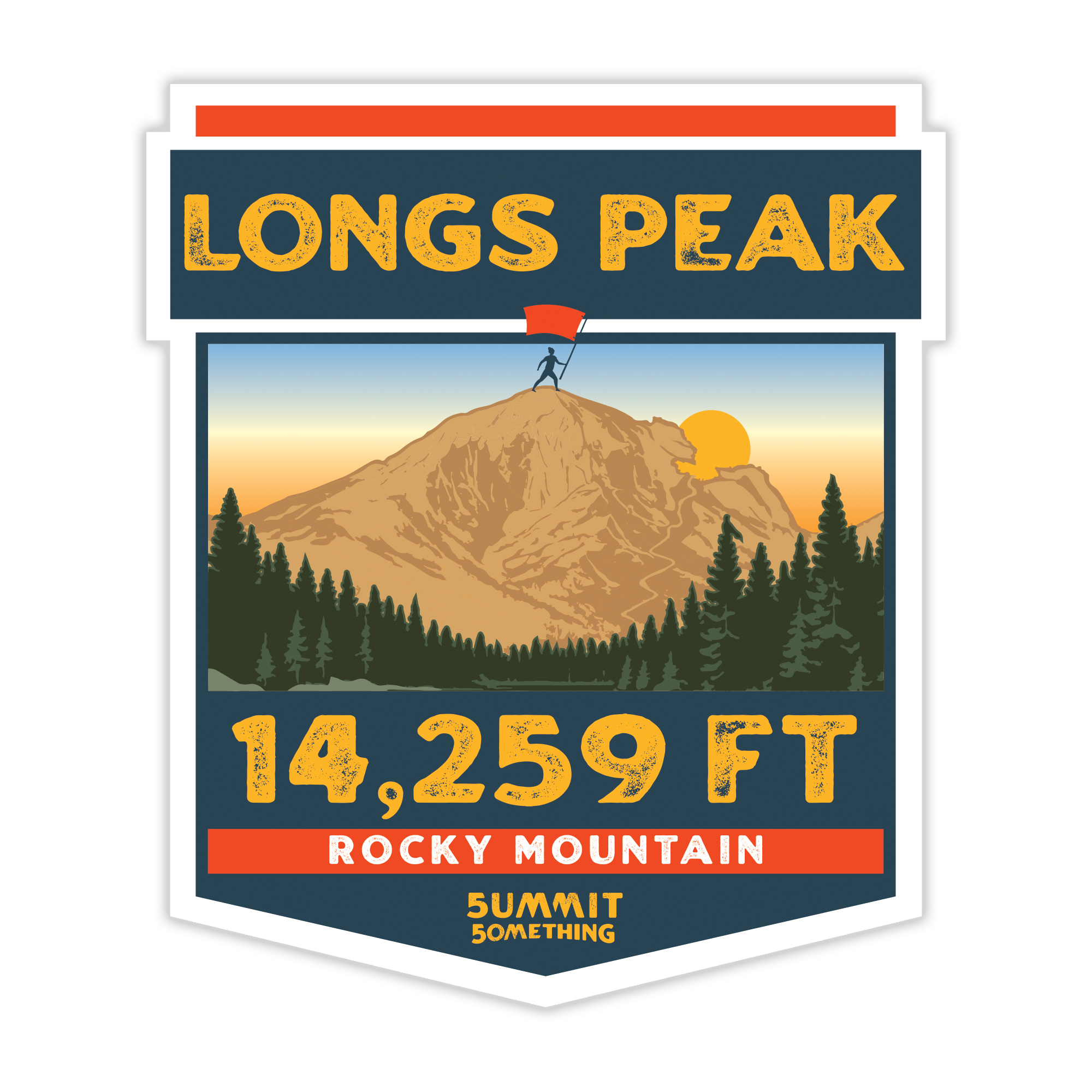 Longs Peak Sticker – Summit Something