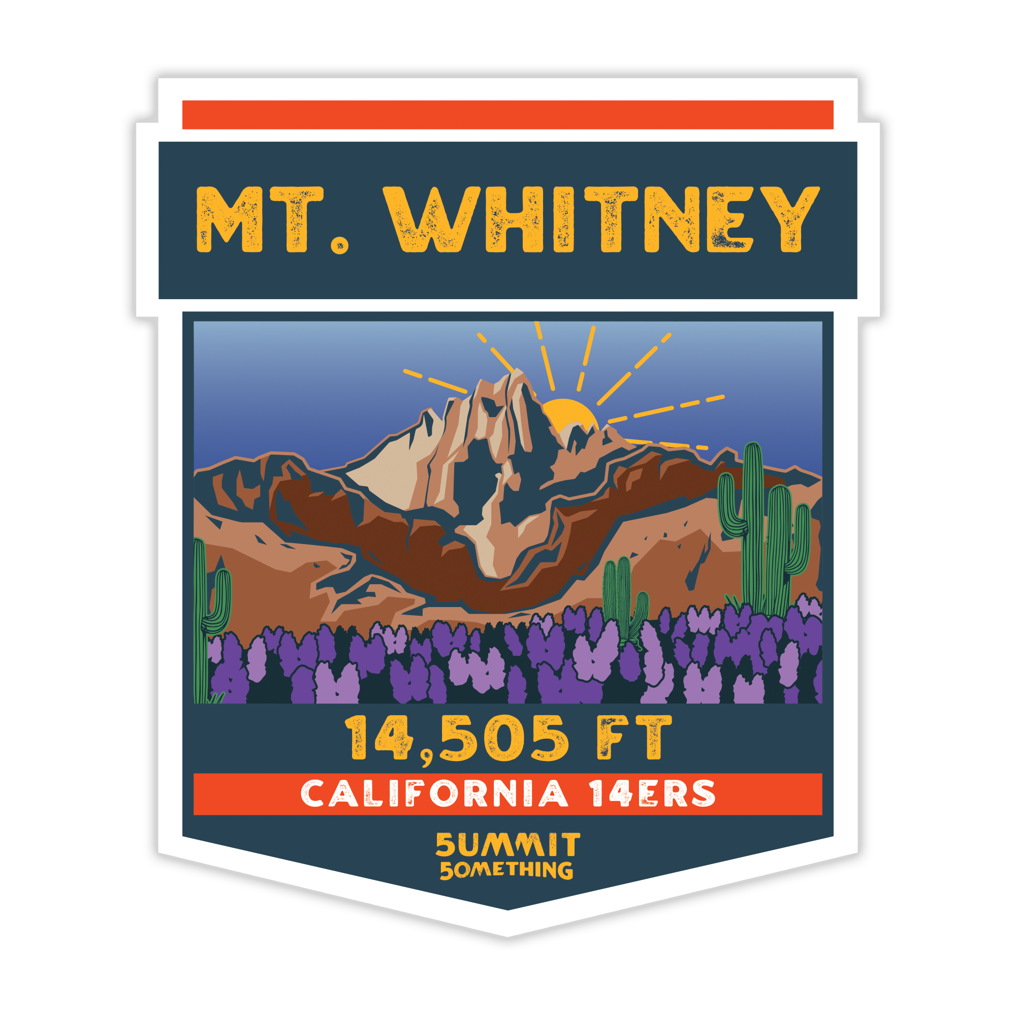 Mt Whitney Sticker – Summit Something