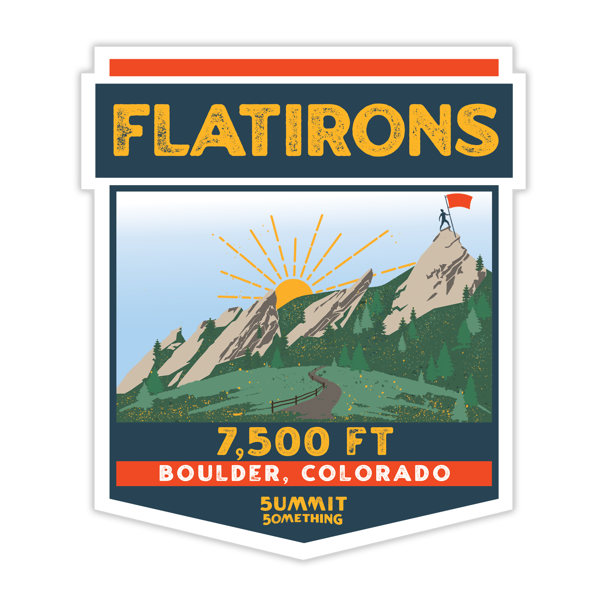 Flatirons Sticker – Summit Something