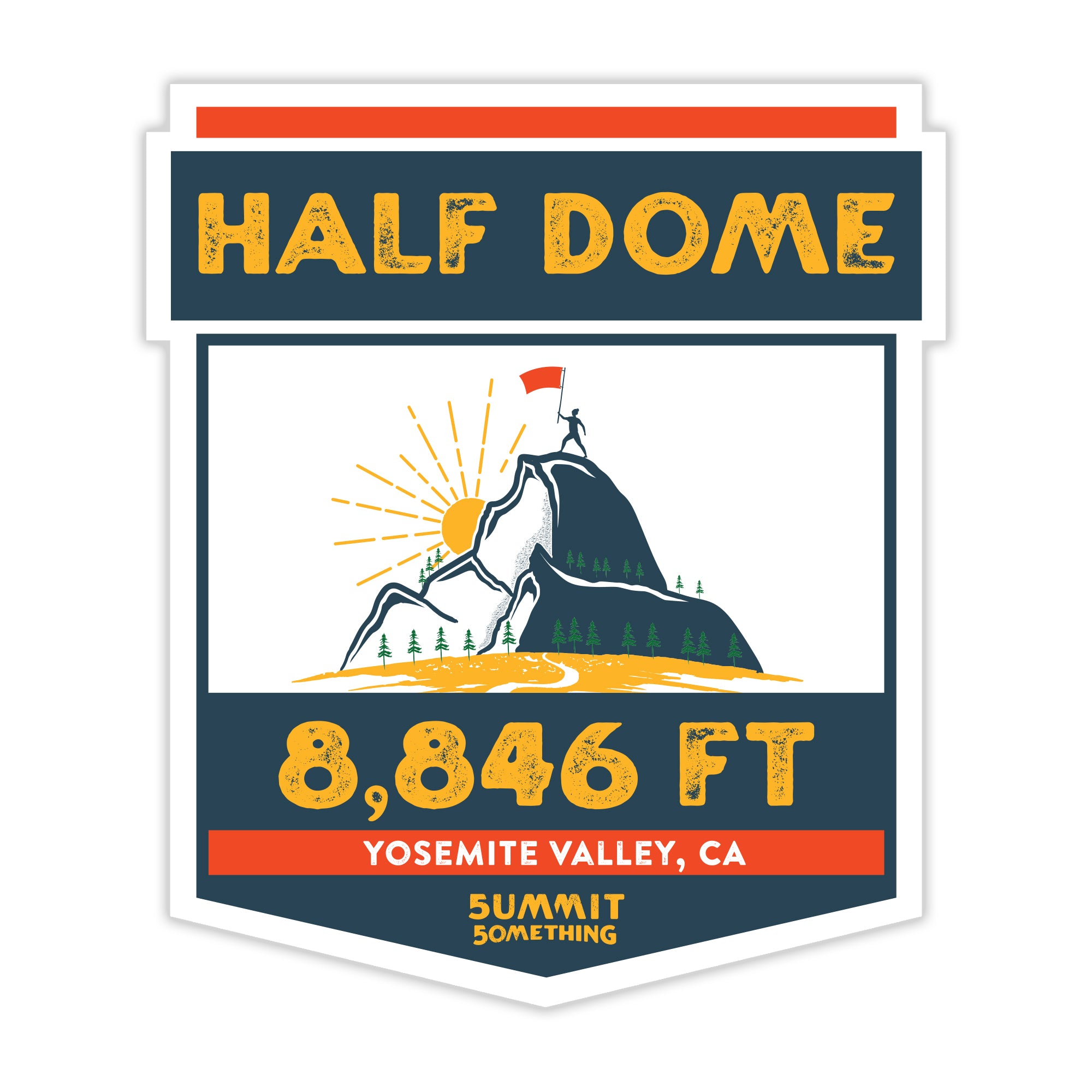 Half Dome Sticker – Summit Something