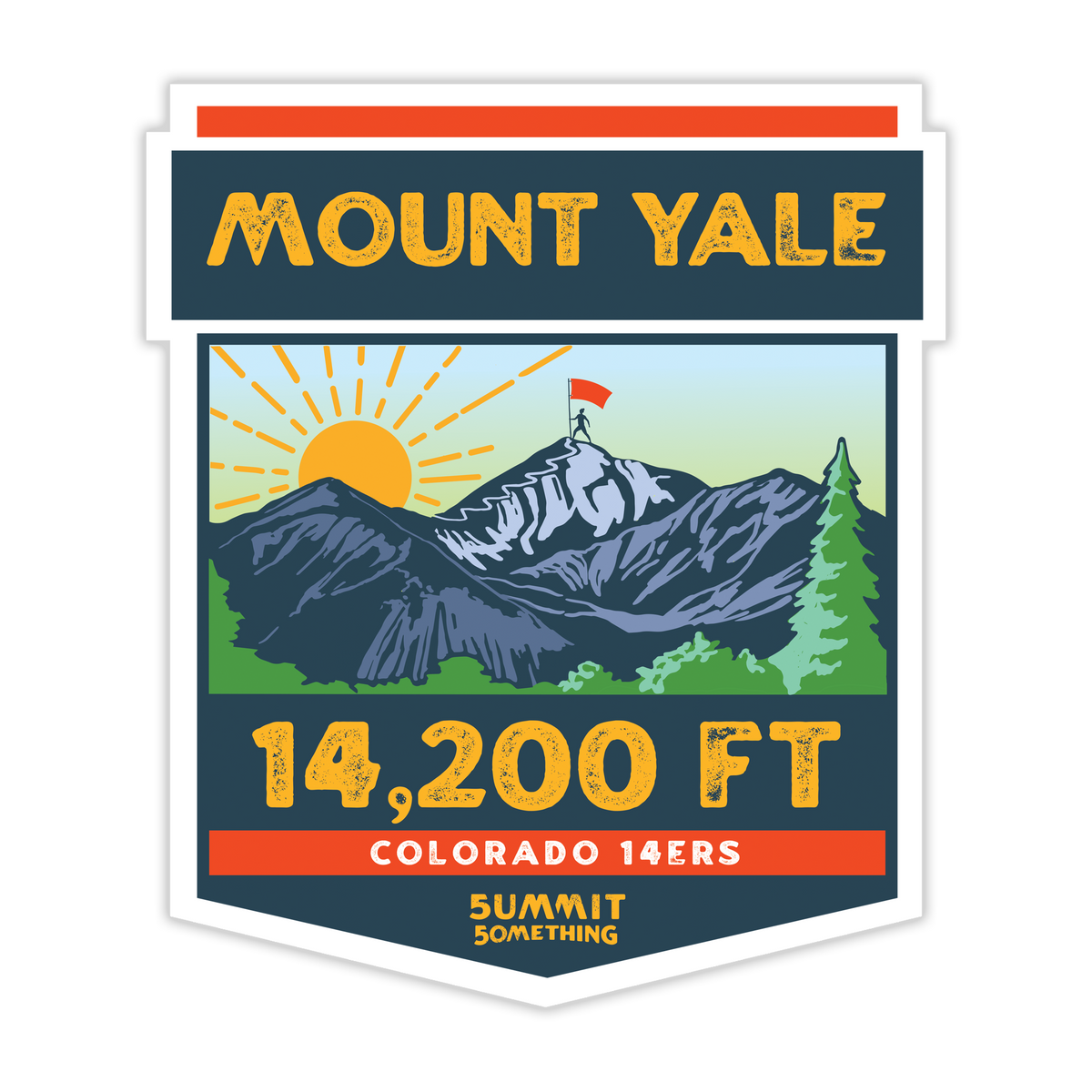 Mount Yale Sticker – Summit Something