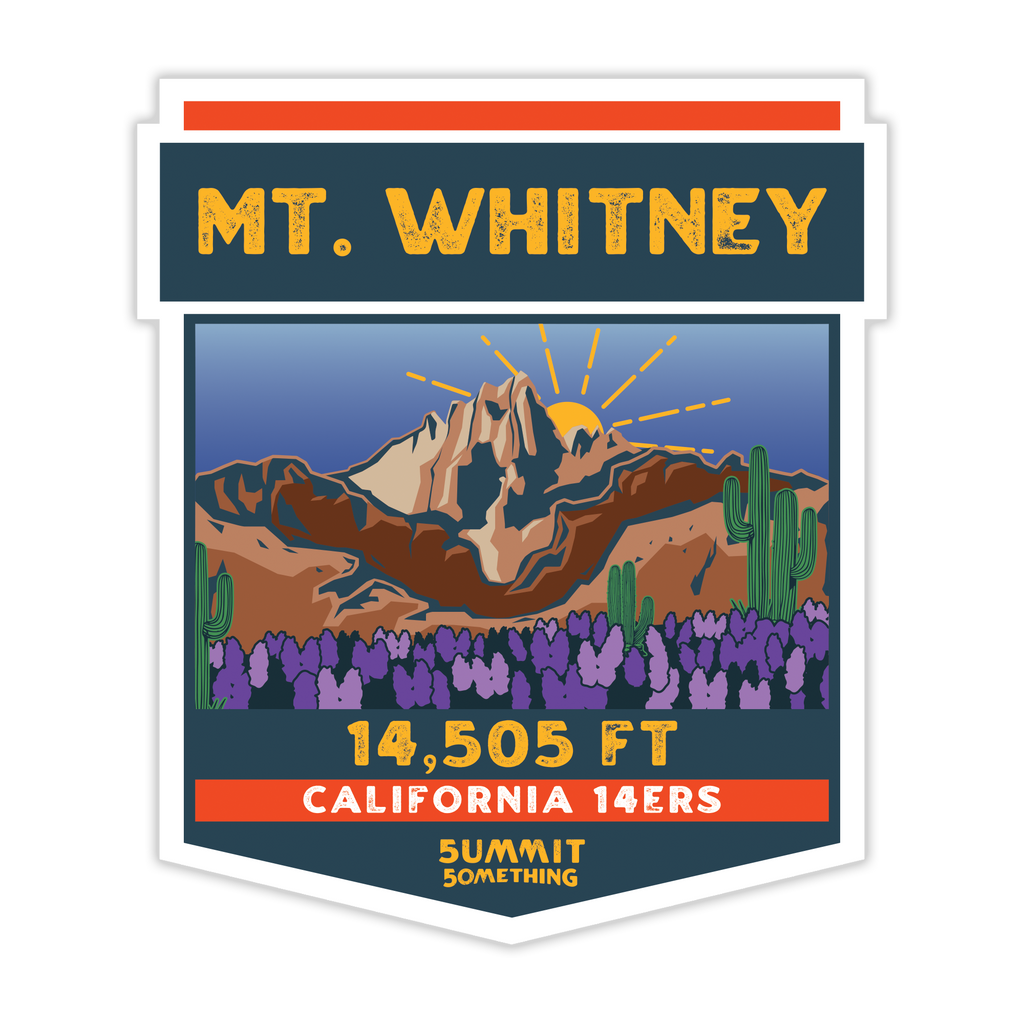 Mt Whitney Sticker – Summit Something