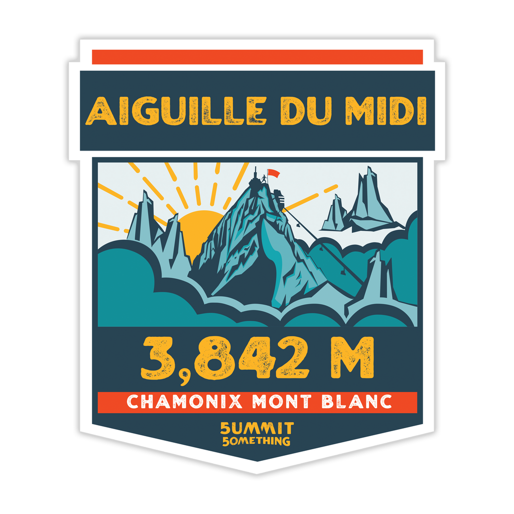 Aiguille Du Midi Sticker – Summit Something