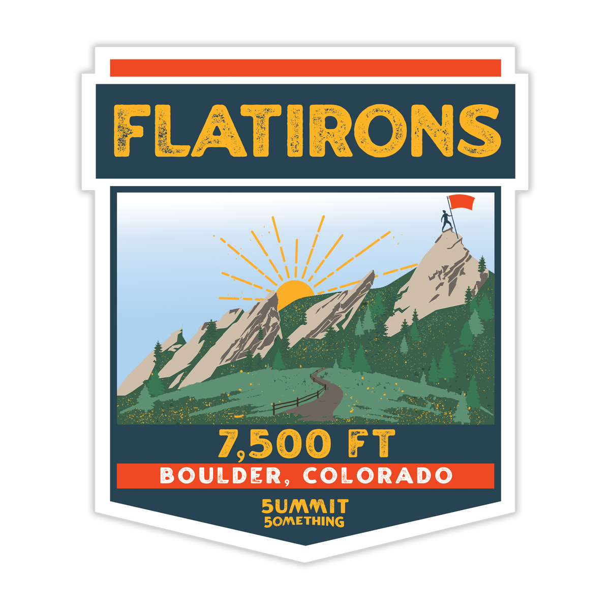 Flatirons Sticker – Summit Something