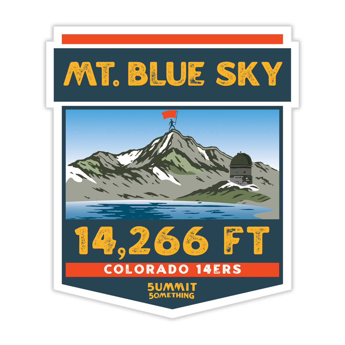 Mt. Blue Sky Sticker – Summit Something