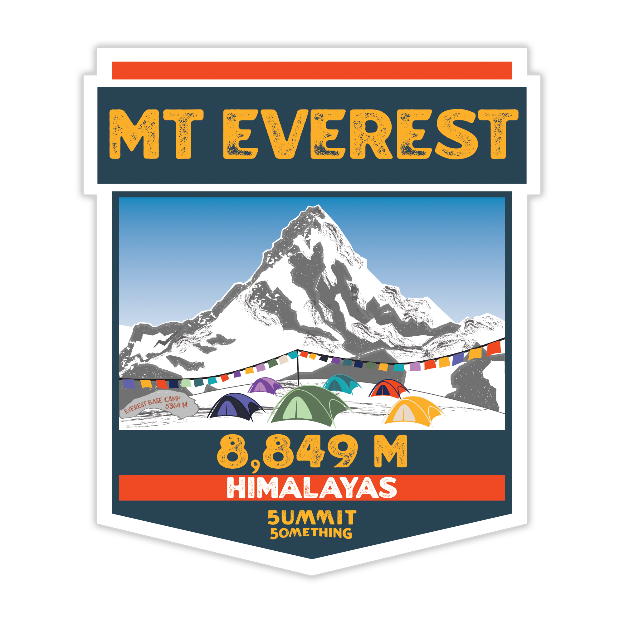 Mt Everest Sticker – Summit Something