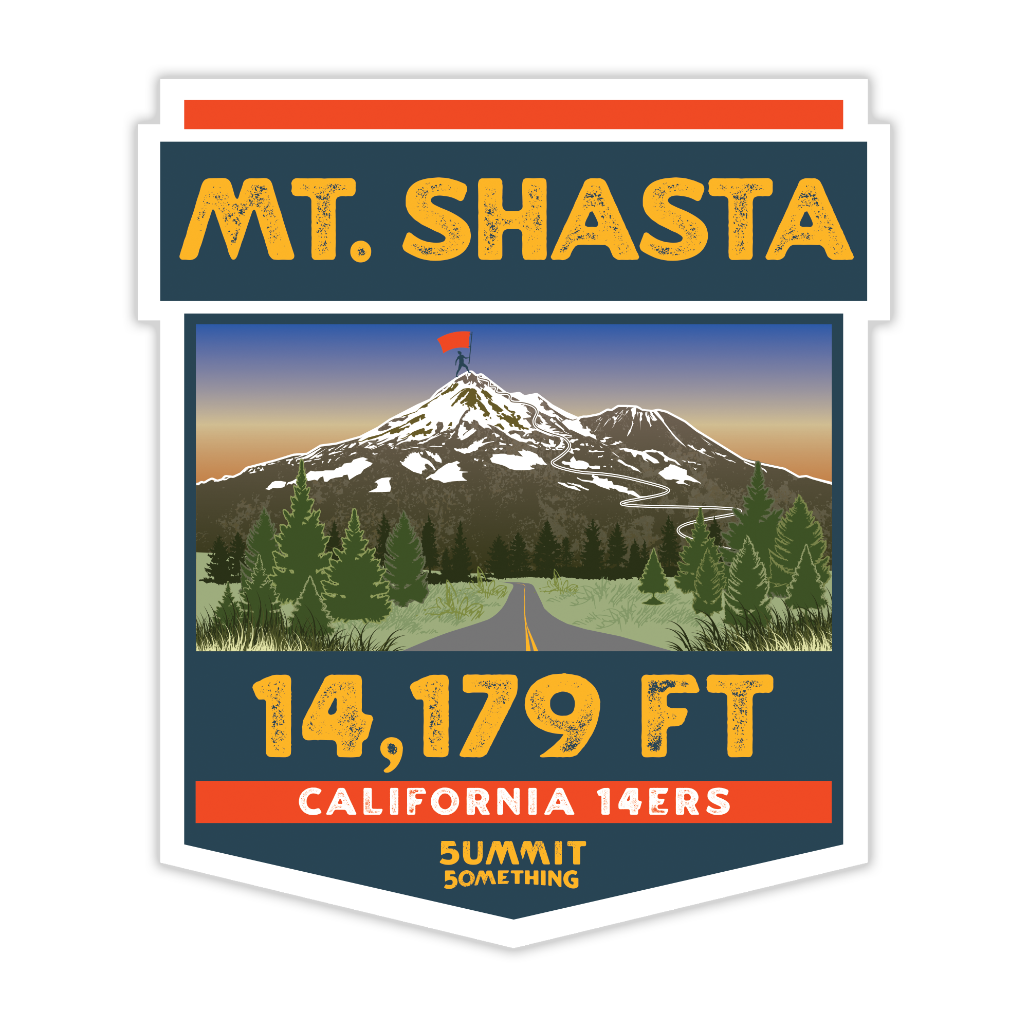 Mt. Shasta Sticker – Summit Something
