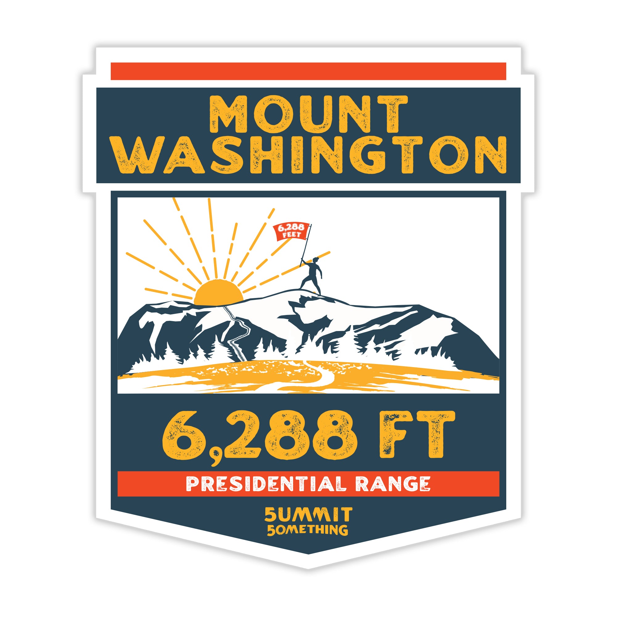 Mt. Washington Sticker – Summit Something