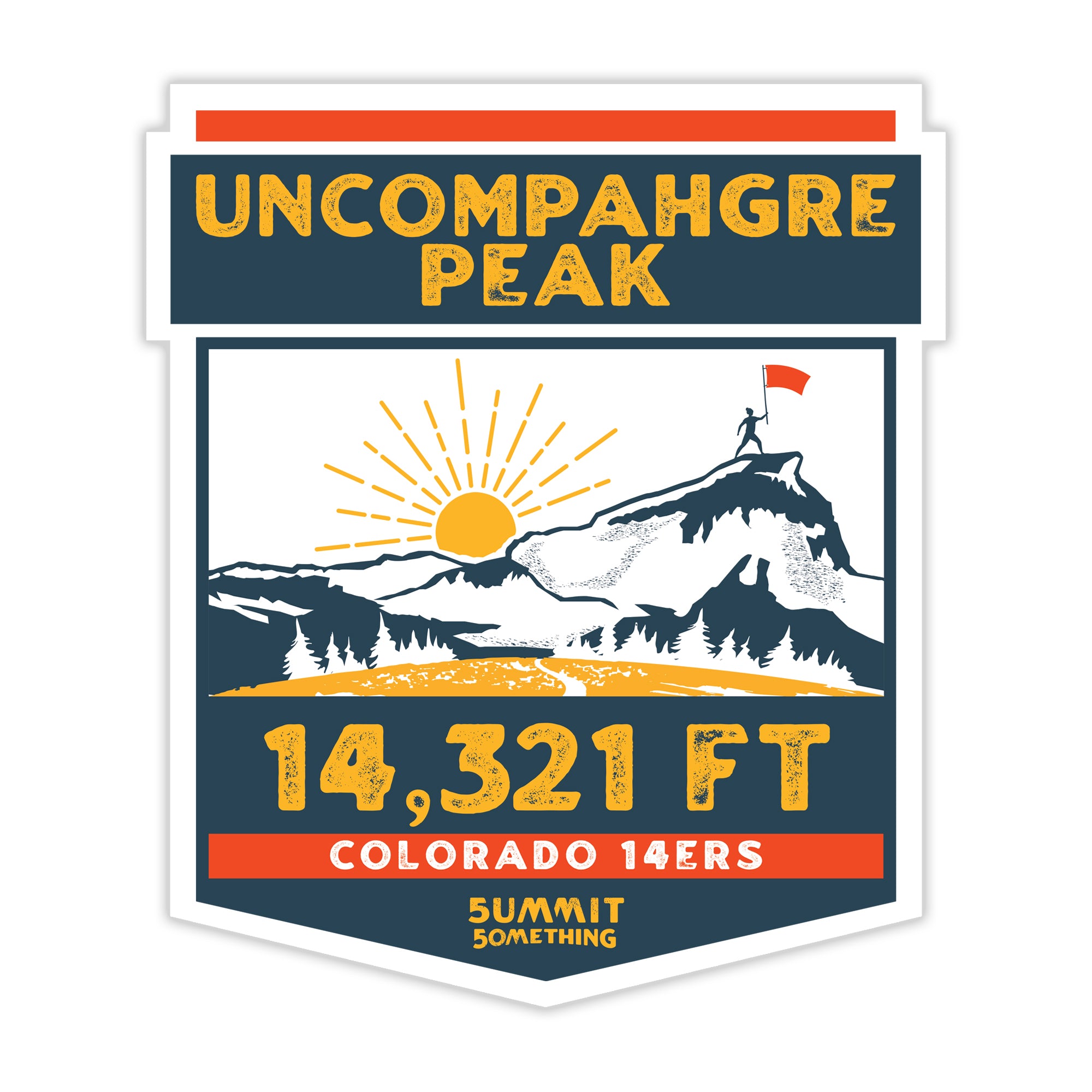 Uncompahgre Peak Sticker – Summit Something