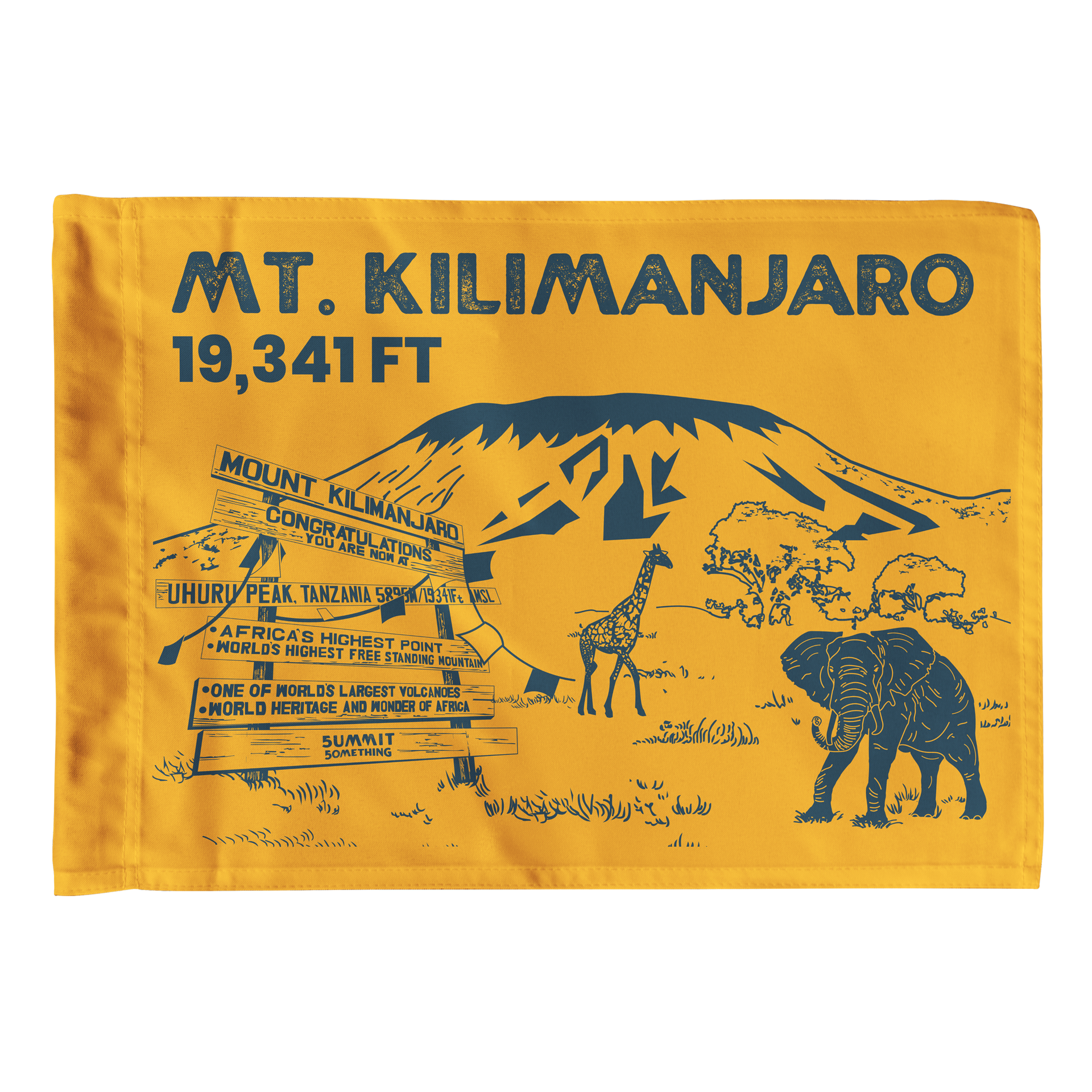 Mt. Kilimanjaro Summit Flag – Summit Something