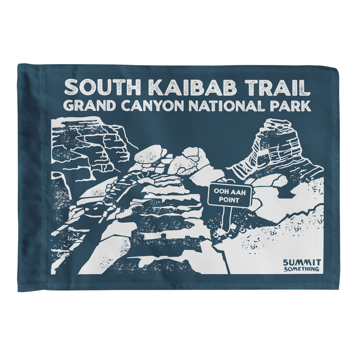 South Kaibab Trail Grand Canyon Summit Flag – Summit Something